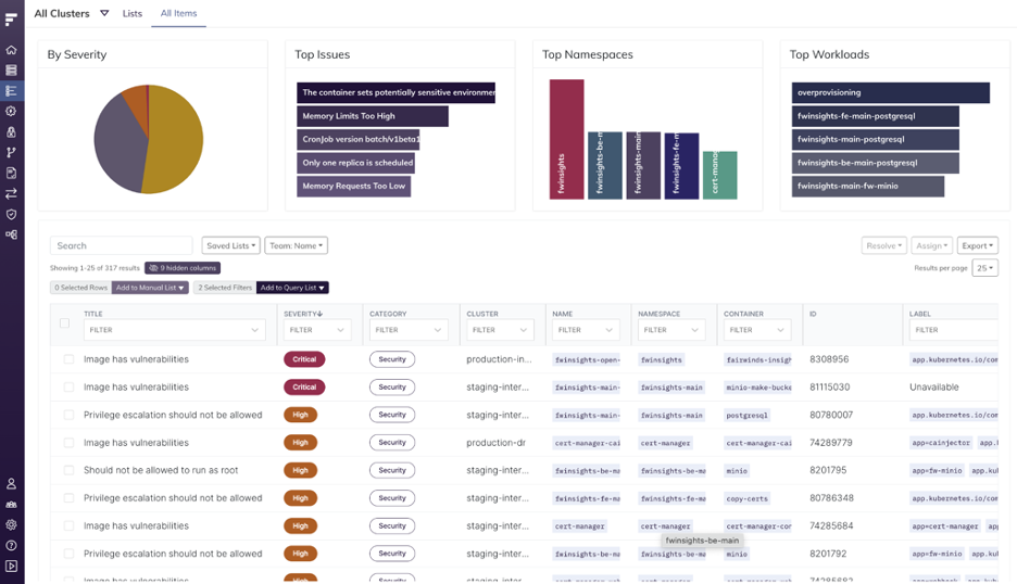 Get Started with Fairwinds Insights (Free Tier), Kubernetes Governance ...