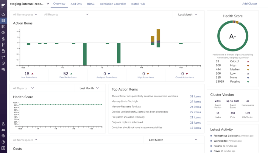 Get Started with Fairwinds Insights (Free Tier), Kubernetes Governance ...