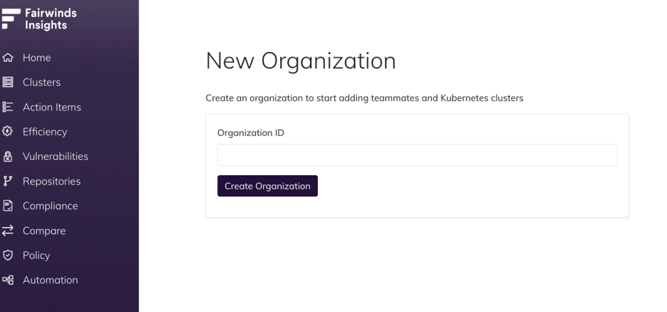 Get Started with Fairwinds Insights (Free Tier), Kubernetes Governance ...
